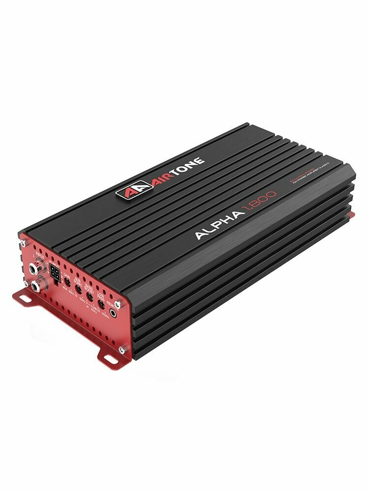 Усилитель автомобильный AirTone Alpha 1.800, 1 канал, черный
