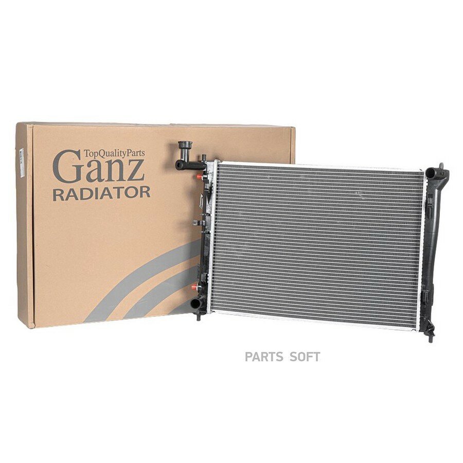 Радиатор основной от официального дистрибьютора, GANZ, артикул GIJ21235