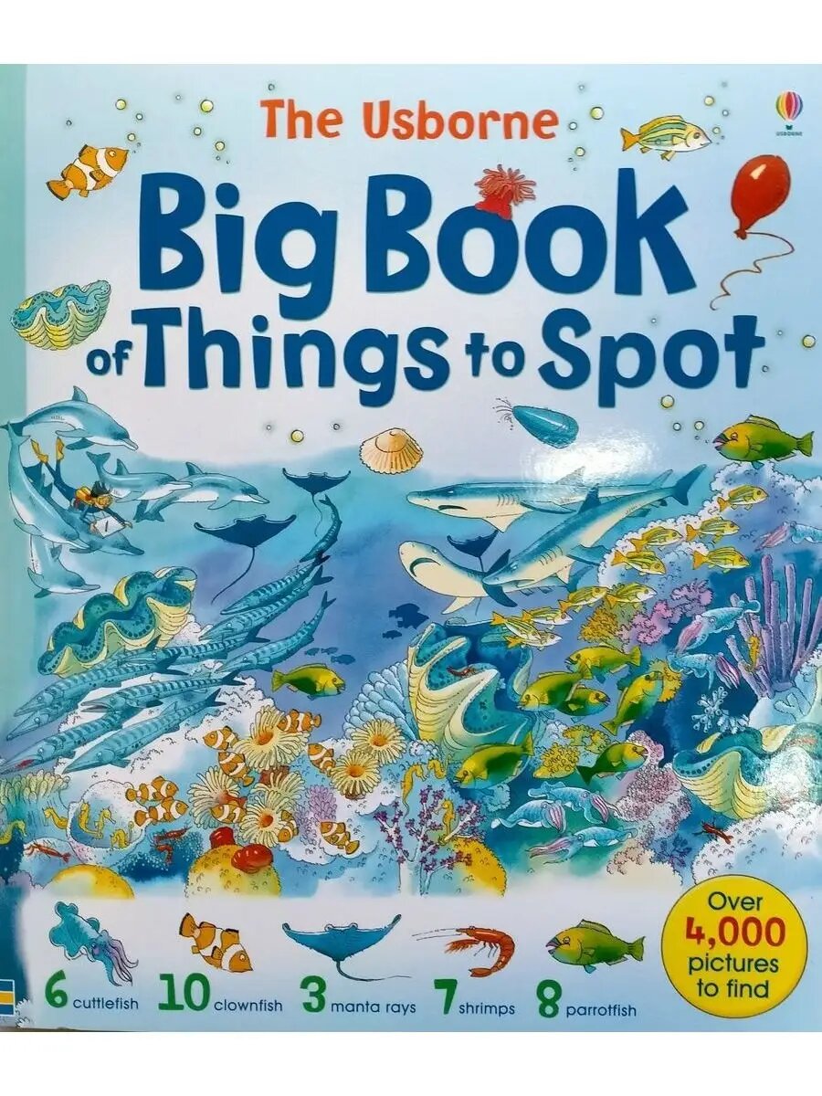 The Usborne Big Book of Things to Spot | познавательная литература