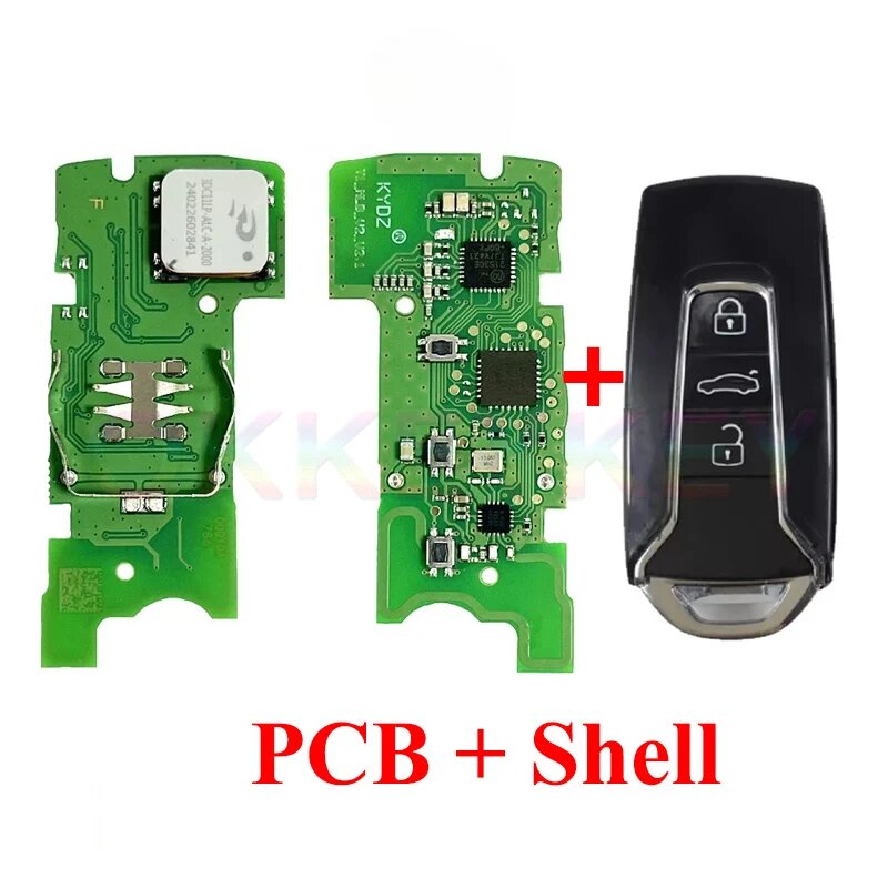 Бесконтактный ключ-чип KYDZ MLB 433 МГц 5M на печатной плате для Audi A3 A4 A5 A6 A7 shell with PCB