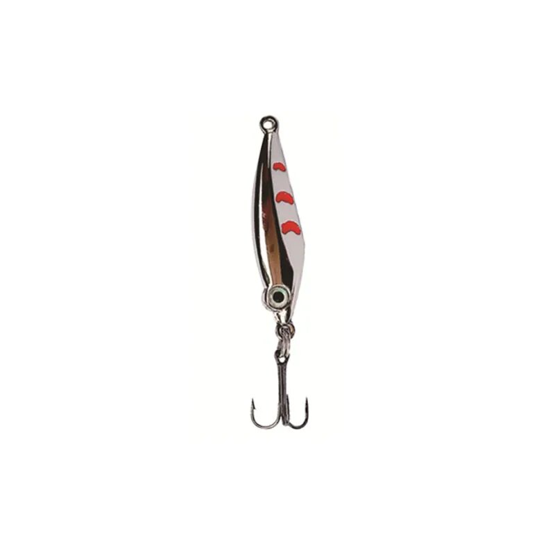 Приманка для рыбалки 4.5г, three hooks-silver
