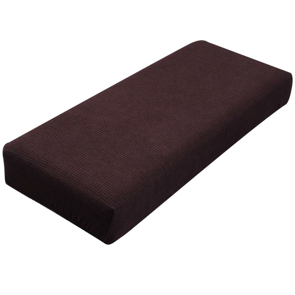 Эластичный чехол для длинных скамеек, кофе