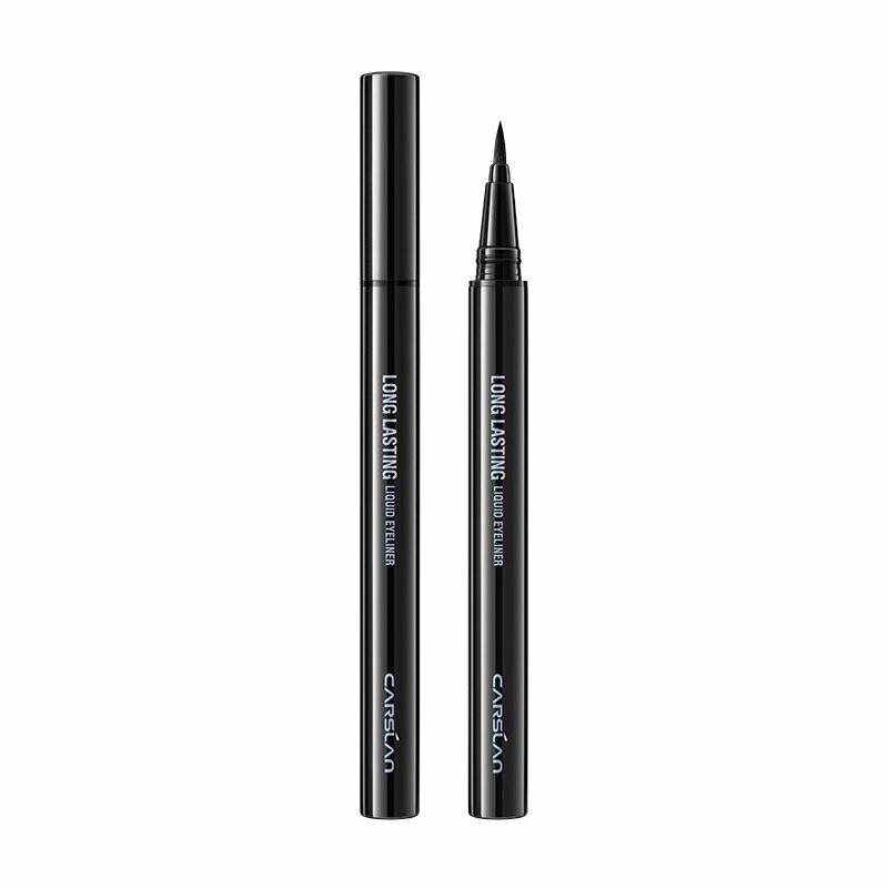 Жидкая подводка для глаз женская Carslan Long Lasting Waterproof Smudge Proof, оттенок 01# Black, с эффектом увеличения 5708099