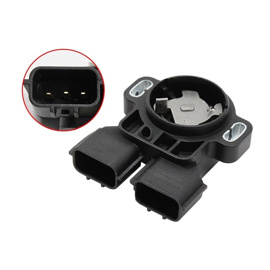 Датчик положения дроссельной заслонки NISSAN QG SR KA VQ TB (под 2 фишки), SAT ST-22620-4M50A