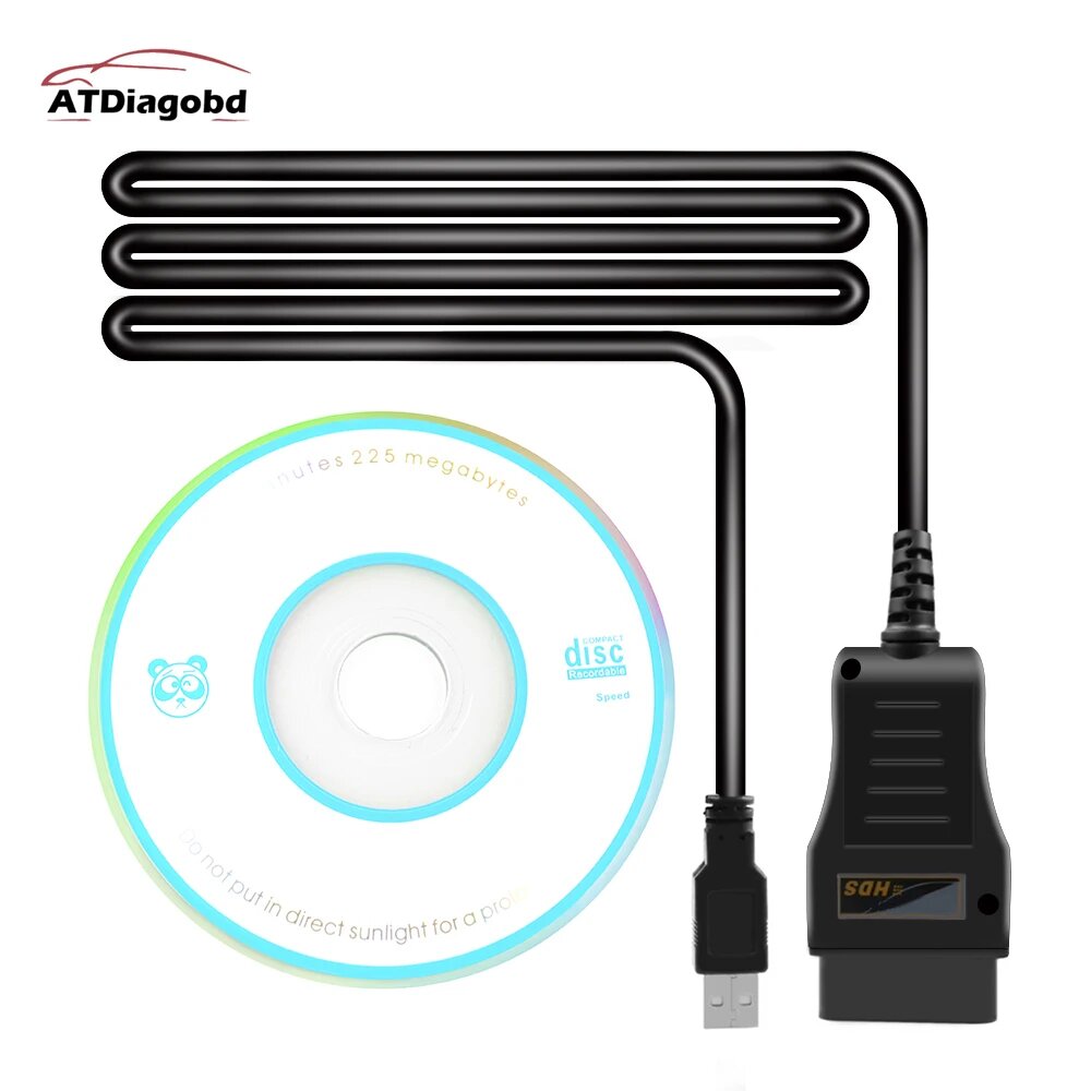 Диагностический кабель для Honda HDS Кабель OBD2 Диагностический инструмент Кабель obd2 Многоязычный