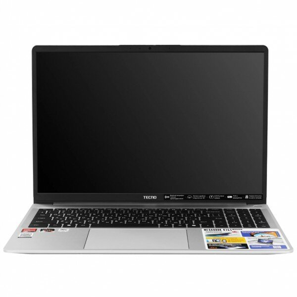 16 Megabook K16S серый (английская/русская раскладка. 1920x1200. IPS. AMD Ryzen 5 7430U. ядра: 6. RAM 8 ГБ. SSD 512 ГБ. AMD Radeon Graphics. Windows 1