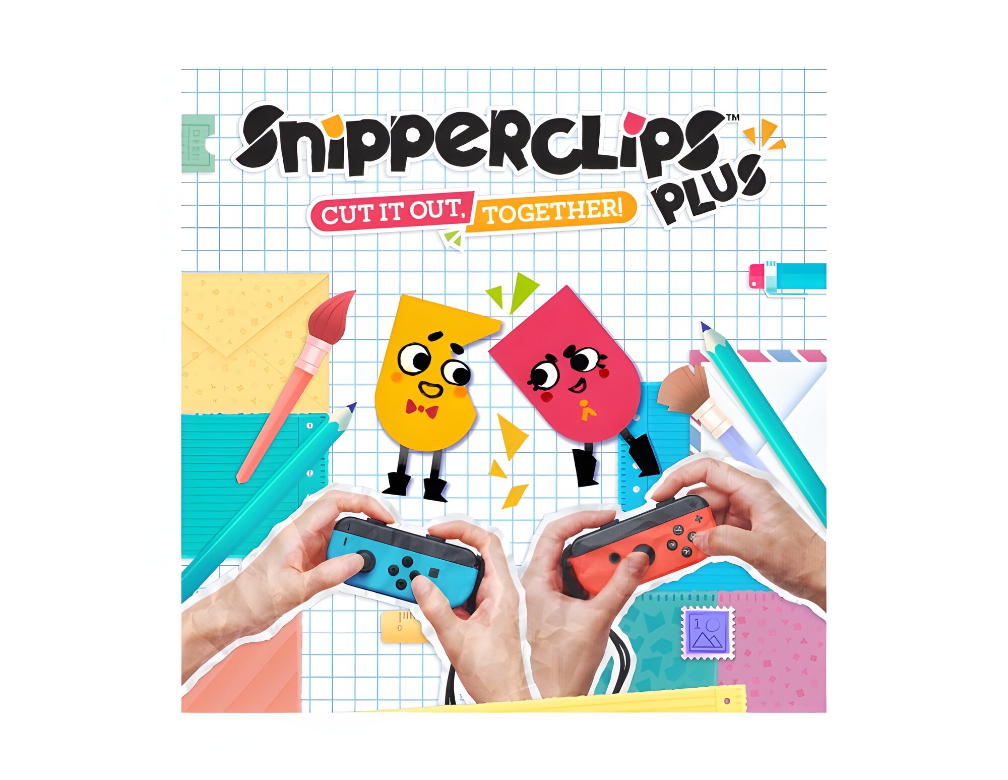 Snipperclips - Cut it out, together! PlusPack (Nintendo Switch - Цифровая версия) (EU)