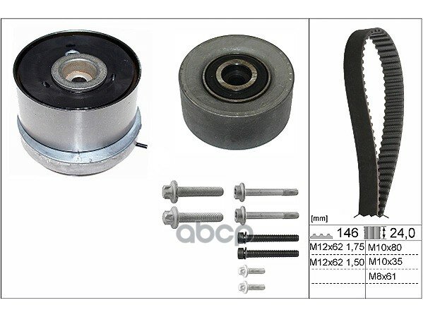 Комплект ремня ГРМ Ina арт. 530072410