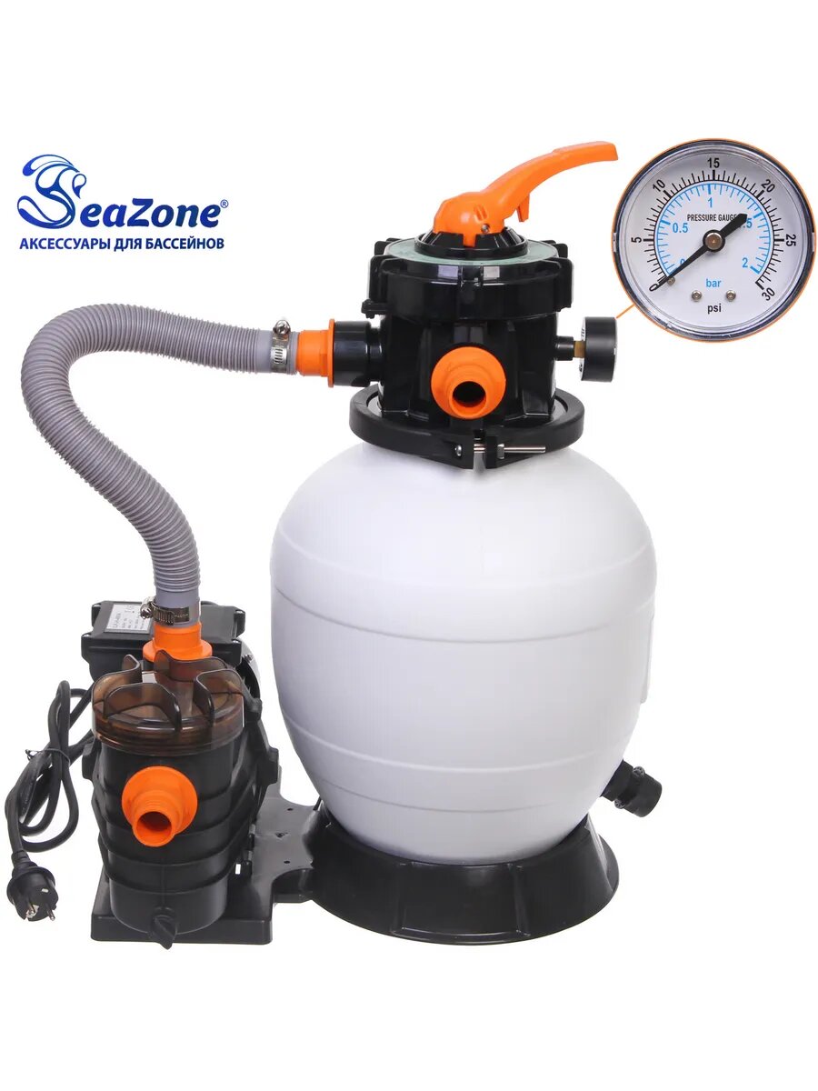 Насос-фильтр песочный для бассейнов, 6000 л/ч