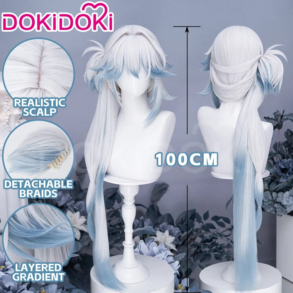 Косплей парик Silver Wolf Honkai: Star Rail Yao Guang Wig, IN STOCK