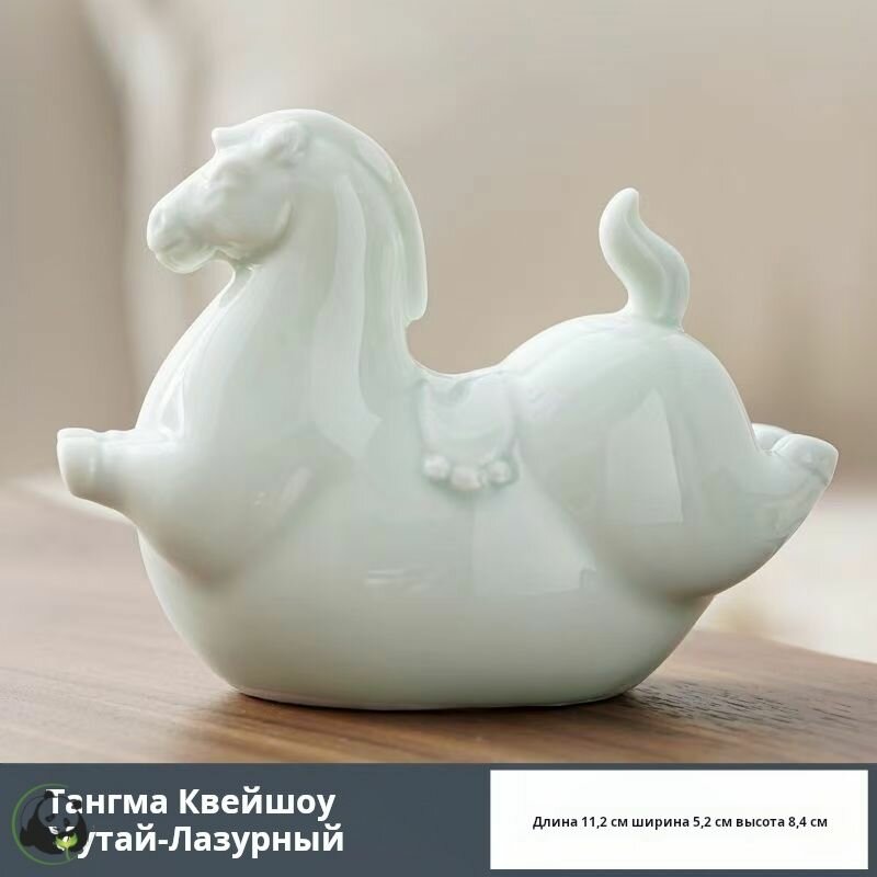 Статуэтки для интерьера, Лошади, керамика, украшения в виде животных