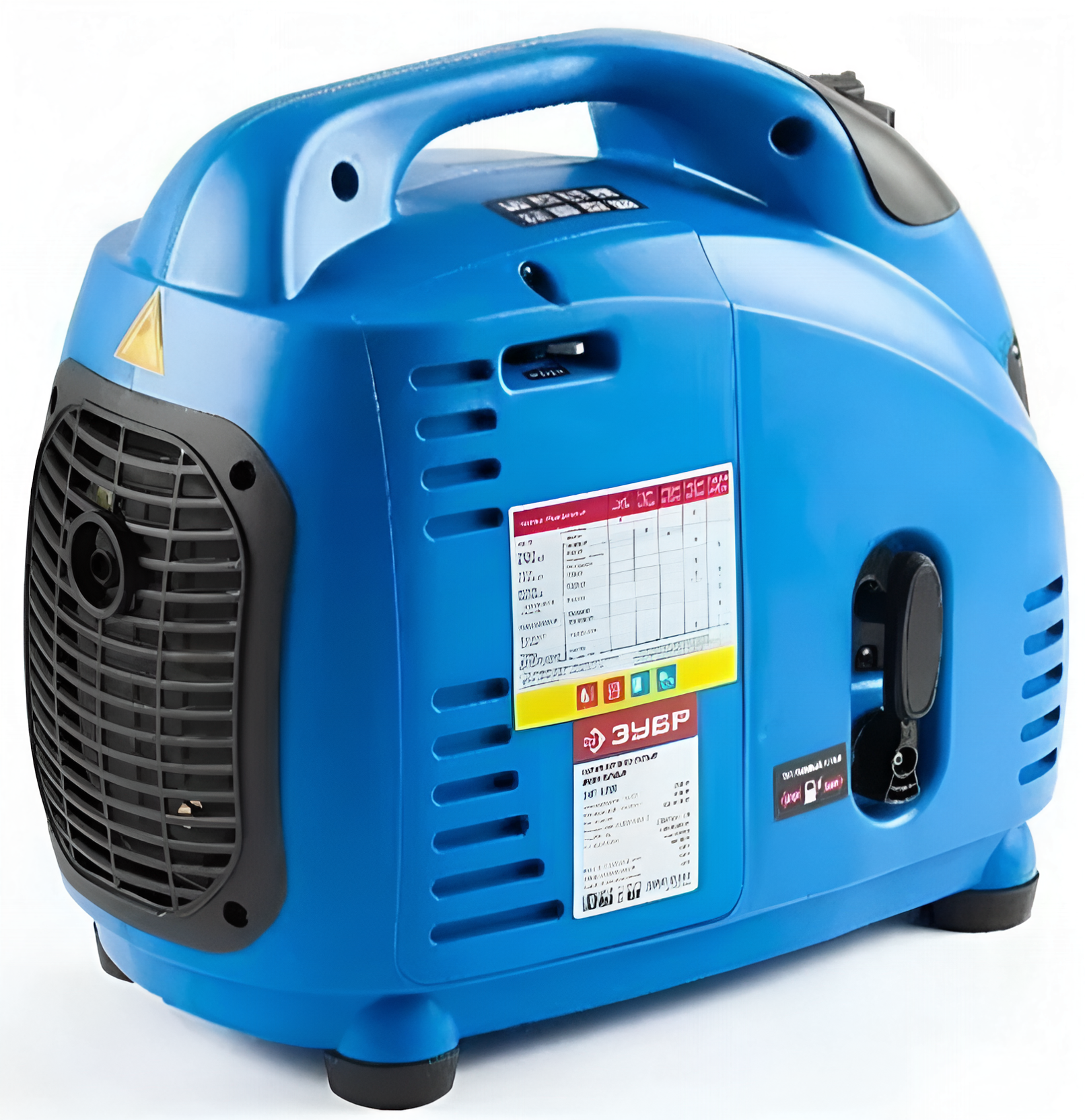 Генератор бензиновый Зубр ЗИГ-1200, инверторный, 1200 Вт, синий