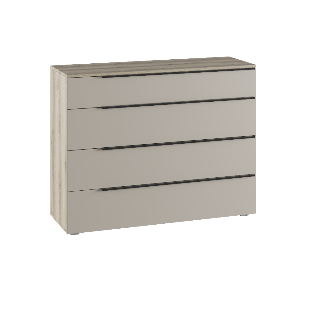 Комод "ПВШ Заря" 120см, дуб делано/кашемир