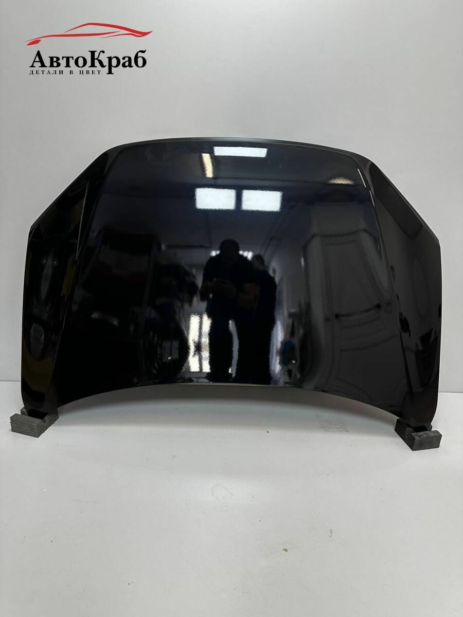 Капот в цвет для ВАЗ (LADA) Гранта I (2011 — 2018) 665 - космос, черно синий