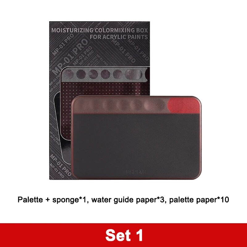 DSPIAE Портативная влажная палитра для акриловой живописи MP-01-02-03 MP-01 Pro