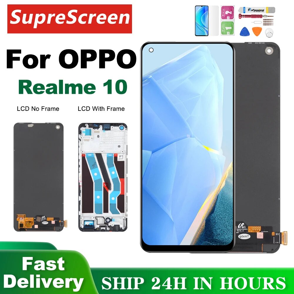 Дисплей Oppo realme 10 4G RMX3630 TFT With Frame