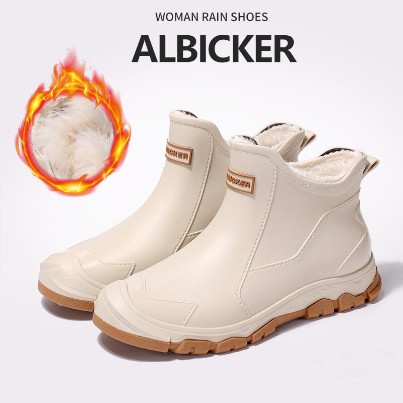 Короткие резиновые сапоги, устойчивые к пятнам, черные и красные цветные мужские резиновые сапоги, экологичные парные резиновые туфли, обувь для ходьбы по воде на открытом воздухе, больших размеров. Размер обуви. EU:46