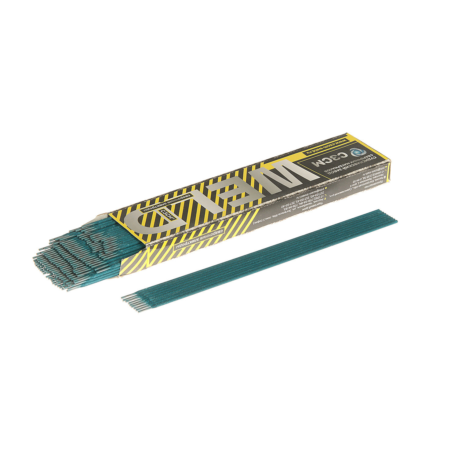 Электроды сварочные сзсм Рутиловые, диаметр 1,6 мм, пачка 1 кг, синий цвет МР-3С