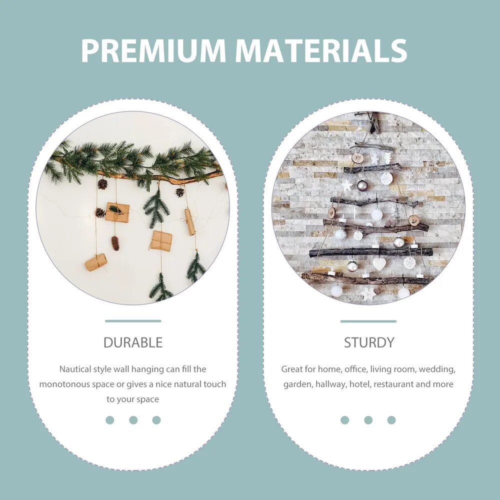 Декоративное морское деревянное украшение из желтой топольной древесины для стен