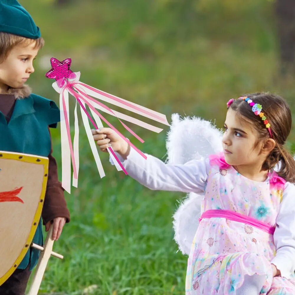 1 Набор Ангельских Палочек, Из Пластика, Для Хэллоуина И Дней Рождений