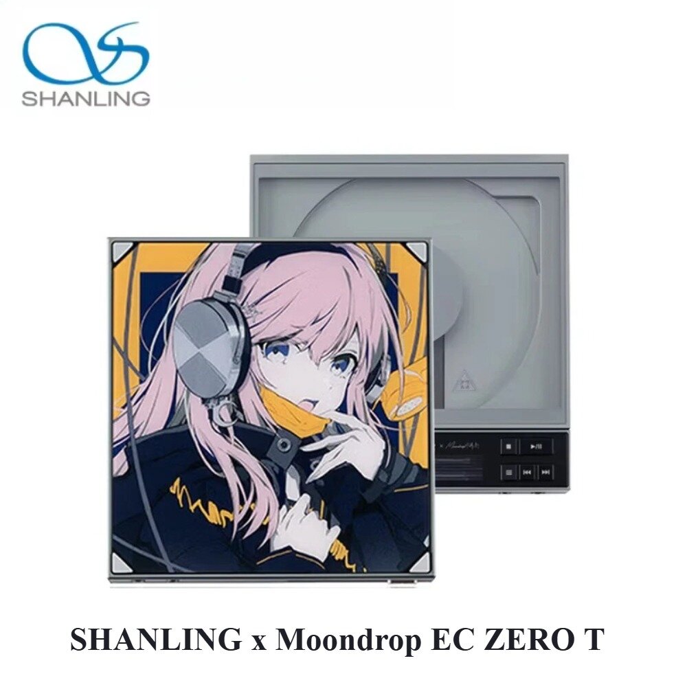 SHANLING Moondrop EC ZERO T Кроссовер Портативный CD-плеер Hi-Res Audio HiFi Настольный усилитель для наушников с чехлом