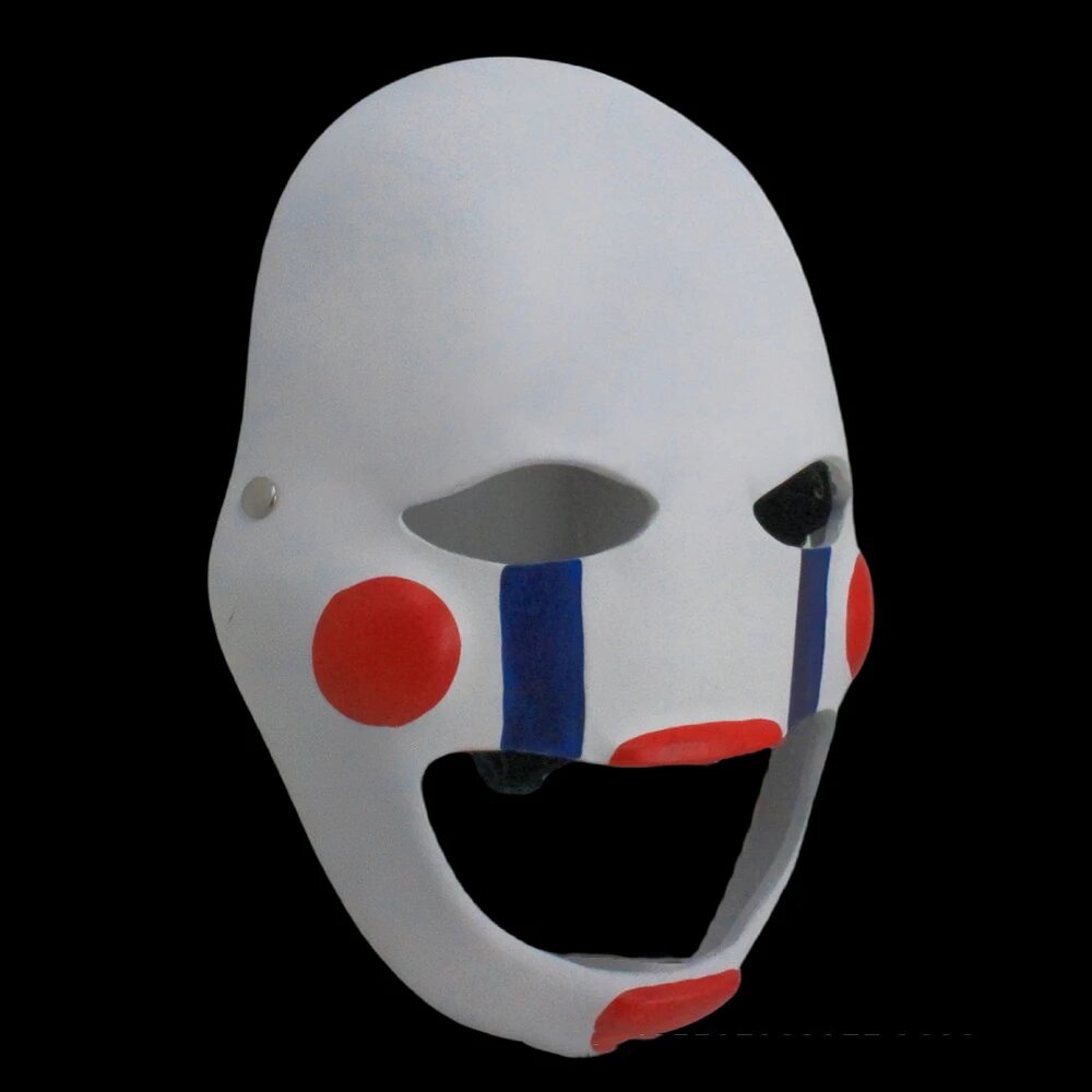 Кукольная маска Джокер Powerpai красно-синяя