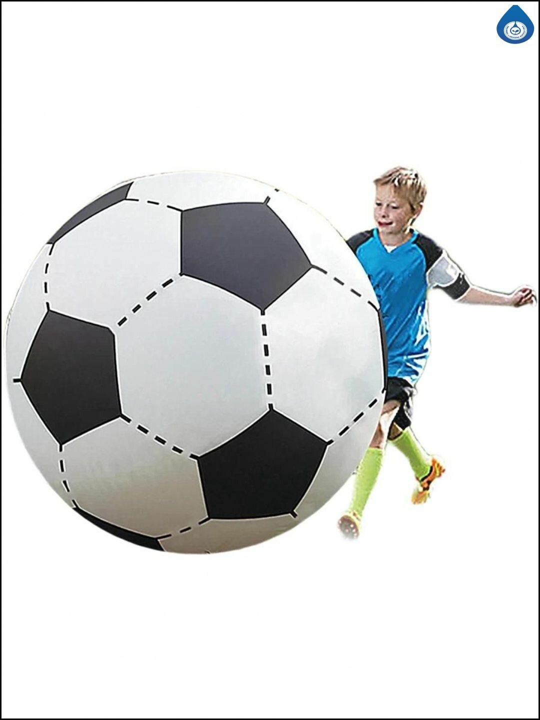 Гигантский футбольный мяч для игры на улице, 100 см.