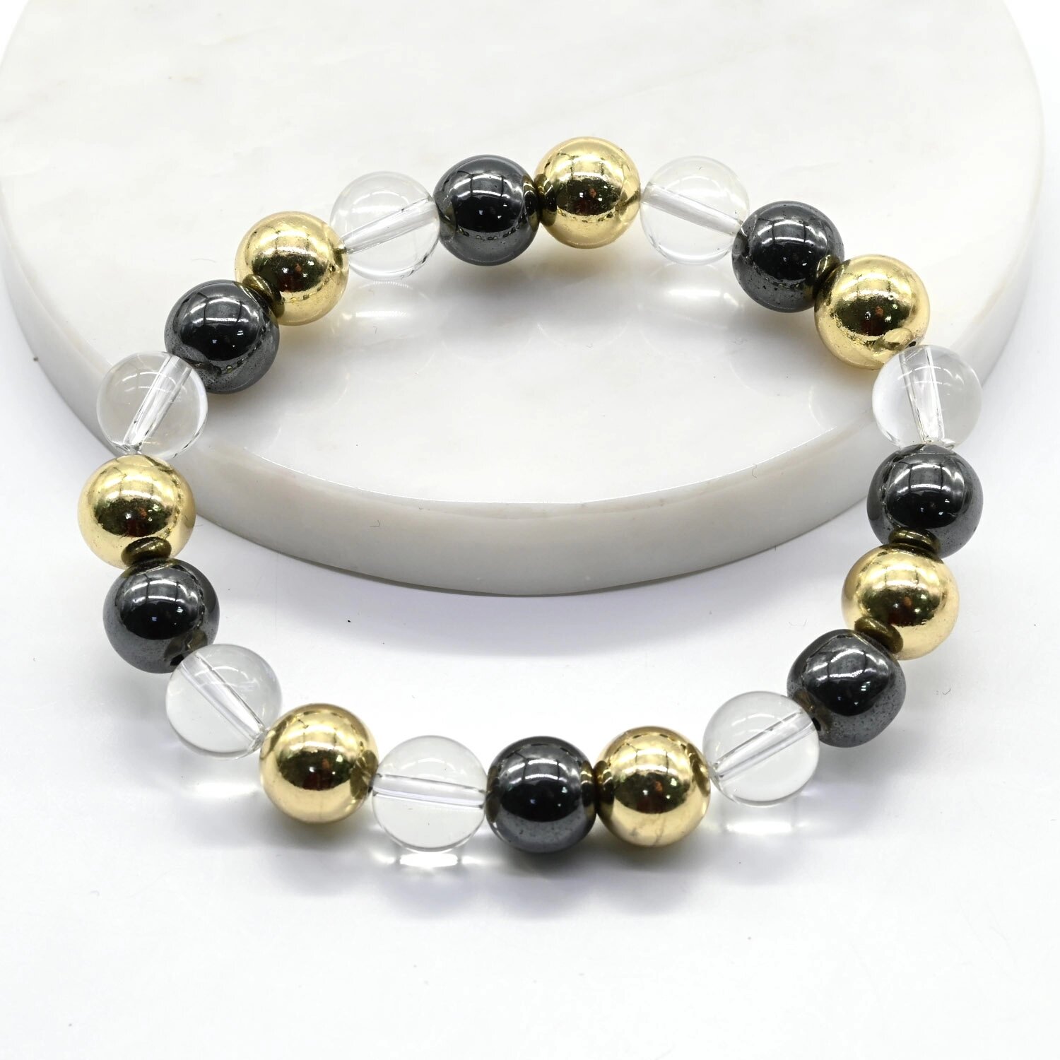 Браслет, гематит