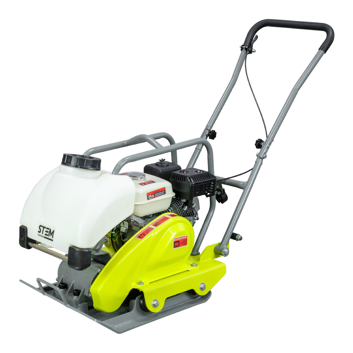 Виброплита STEM Techno SPC 192E, мощность 5.5л. с, уплотнение до 560м²/ч, глубина уплотнения 300мм