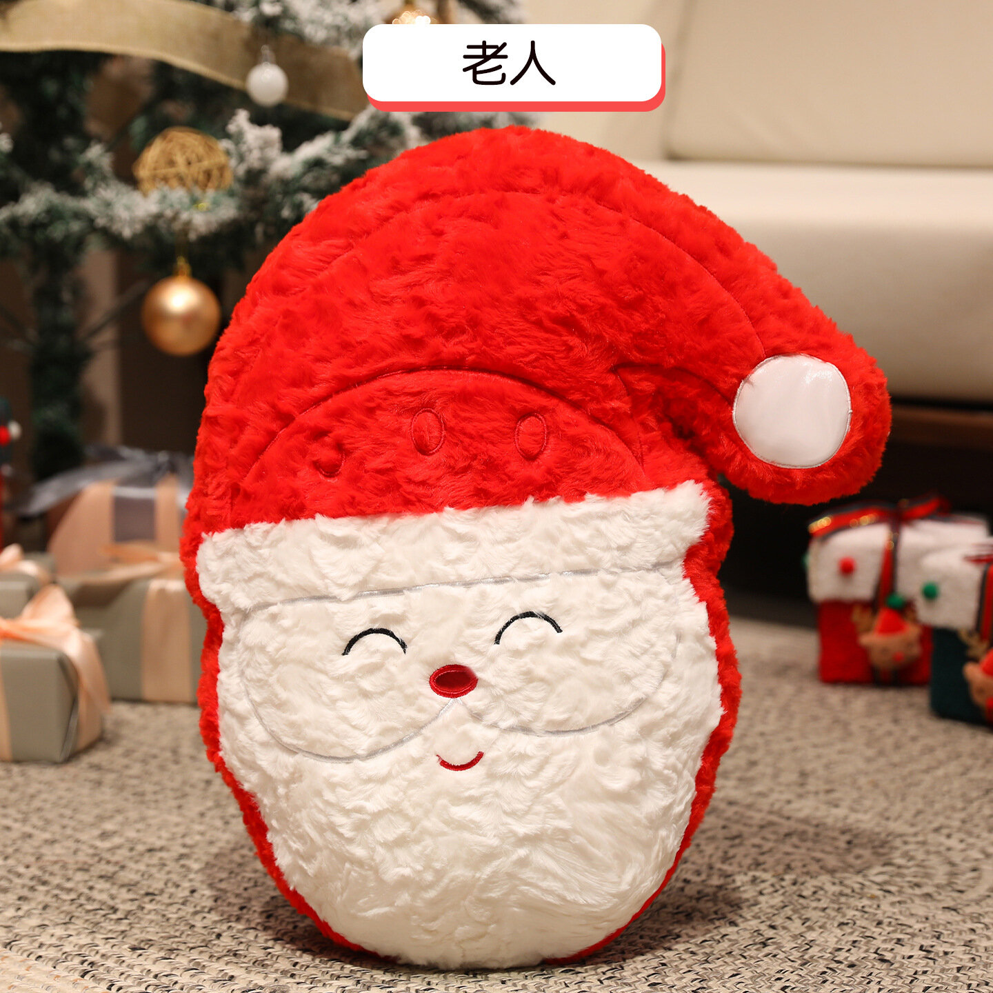 Рождественская серия: рождественская елка, пряничный человечек, хрустальный шар, красная трость, зеленая трость, старик, колокольчик, северный олень, животные.