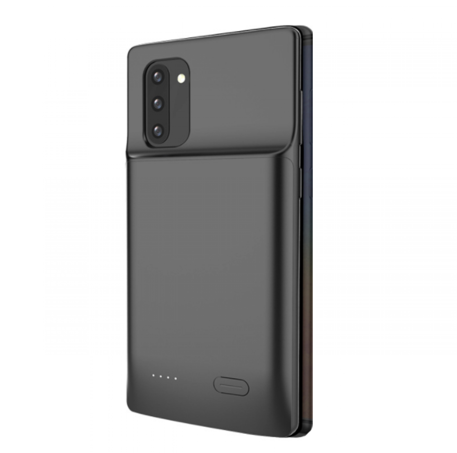 Чехол-бампер MyPads для Samsung Galaxy Note 10+ Plus с мощной встроенной батареей черный