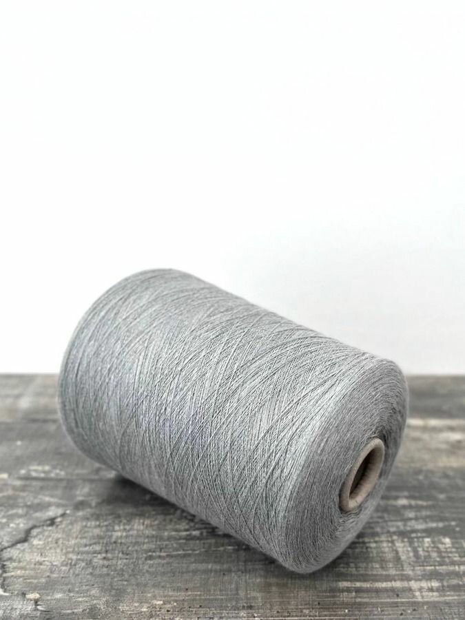 Пряжа Zegna Baruffa 3/80 Кашемир на шелке Серебряный дождь