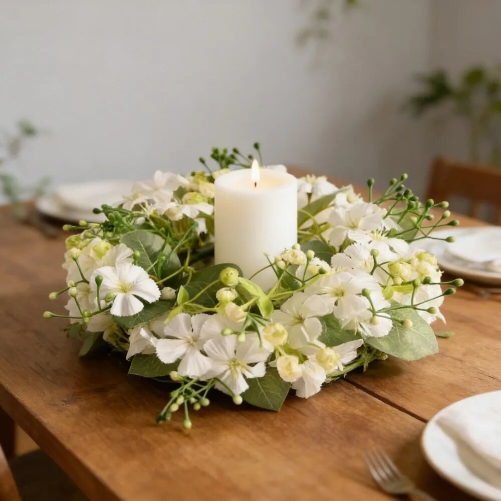 Гирлянды из искусственных цветов, Мини-Цветочная свадьба, Украшение для дома