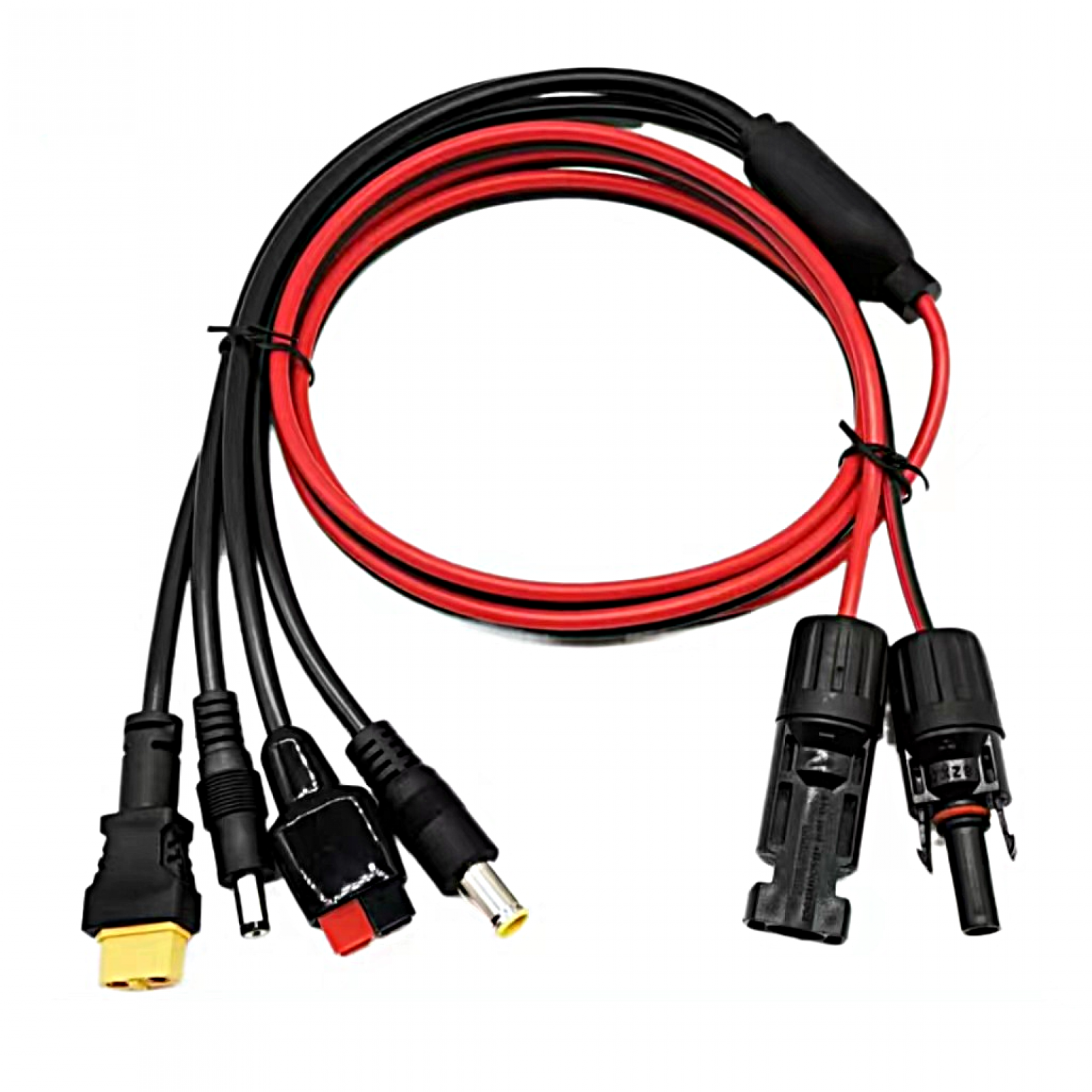 Многофункциональный кабель MyPads для солнечных батарей с разъемами MC4, XT60, DC5521, 30А