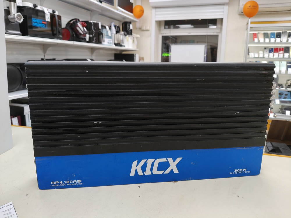 Усилитель Kicx AP 4.120 AB- 4 канальный Б/У
