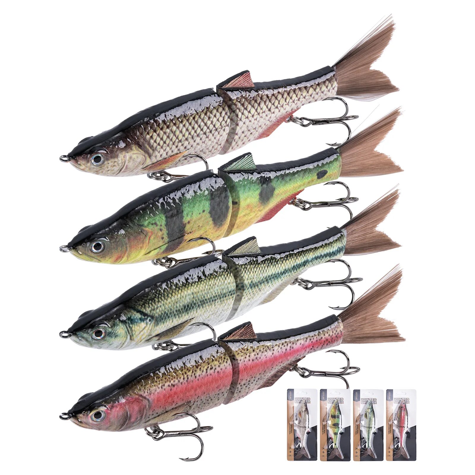 Goture набор приманок для ловли рыбы 4pcs 17cm 42.5g