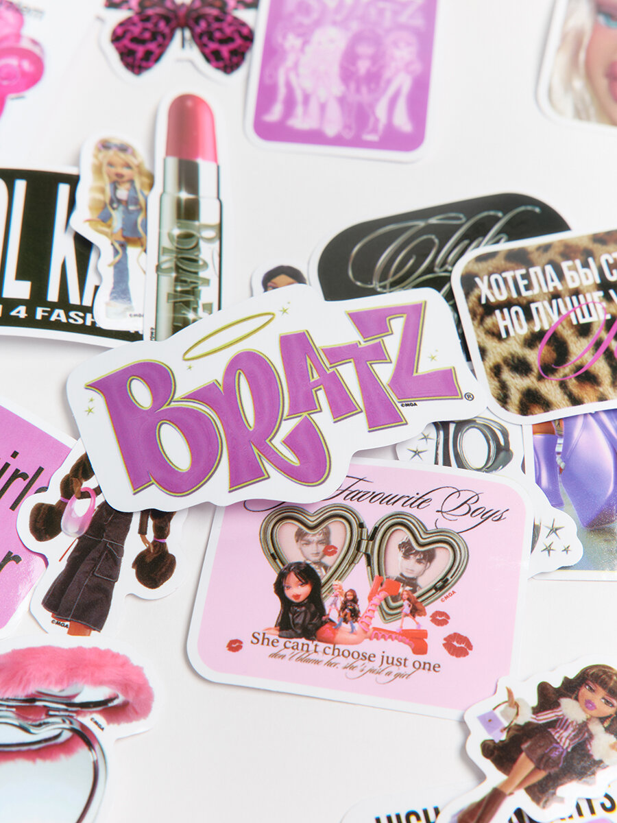 Набор наклеек Befree Bratz BF2625372003, текстиль/металл, черный цвет — фото 1