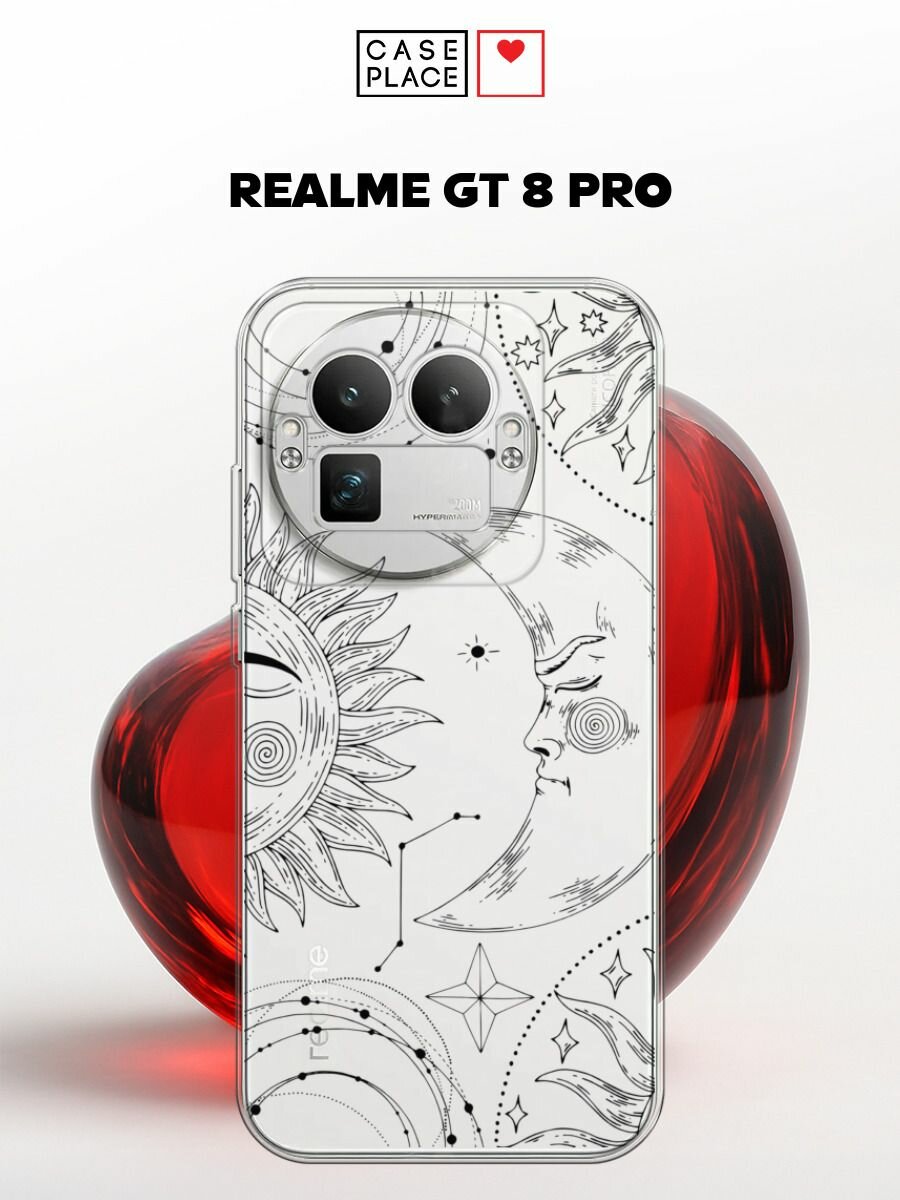 Чехол на Realme GT 8 Pro / Реалми GT 8 Про с принтом Астральные лики