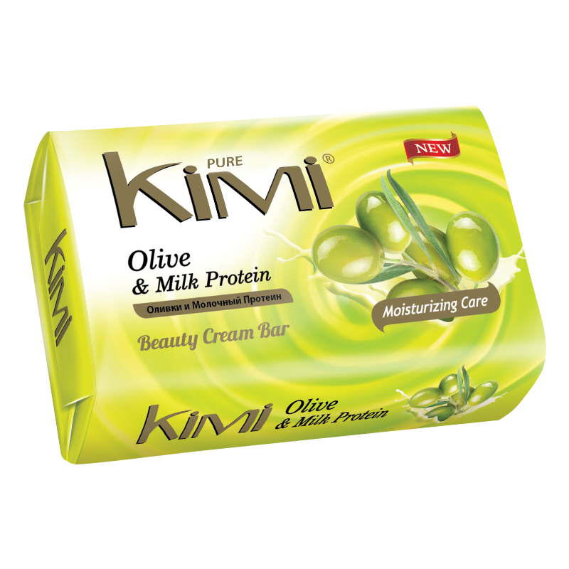 Мыло туалетное твердое Pure Kimi Оливки и молочный протеин, 175г