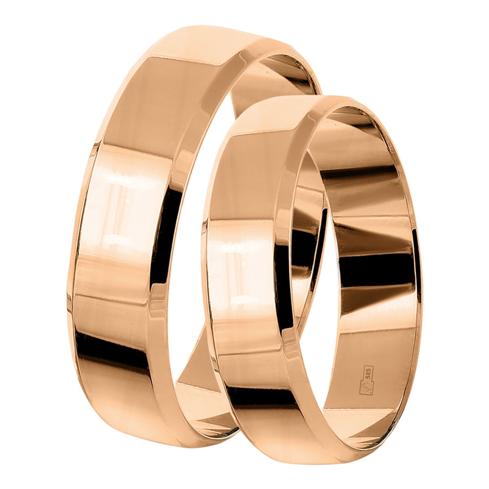 Кольцо, красное золото, 585 проба