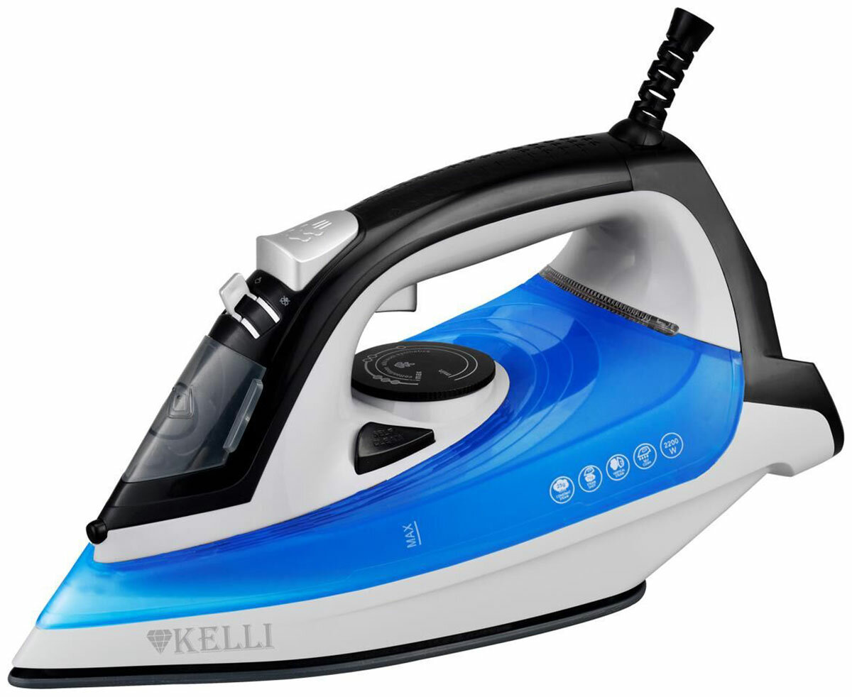 Утюг паровой Kelli KL-1653, синий