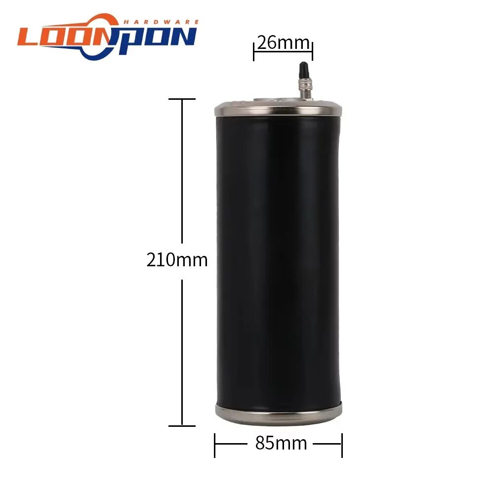 Loonpon пневмошлифовальный барабан 85x210 мм, 120, резиновый