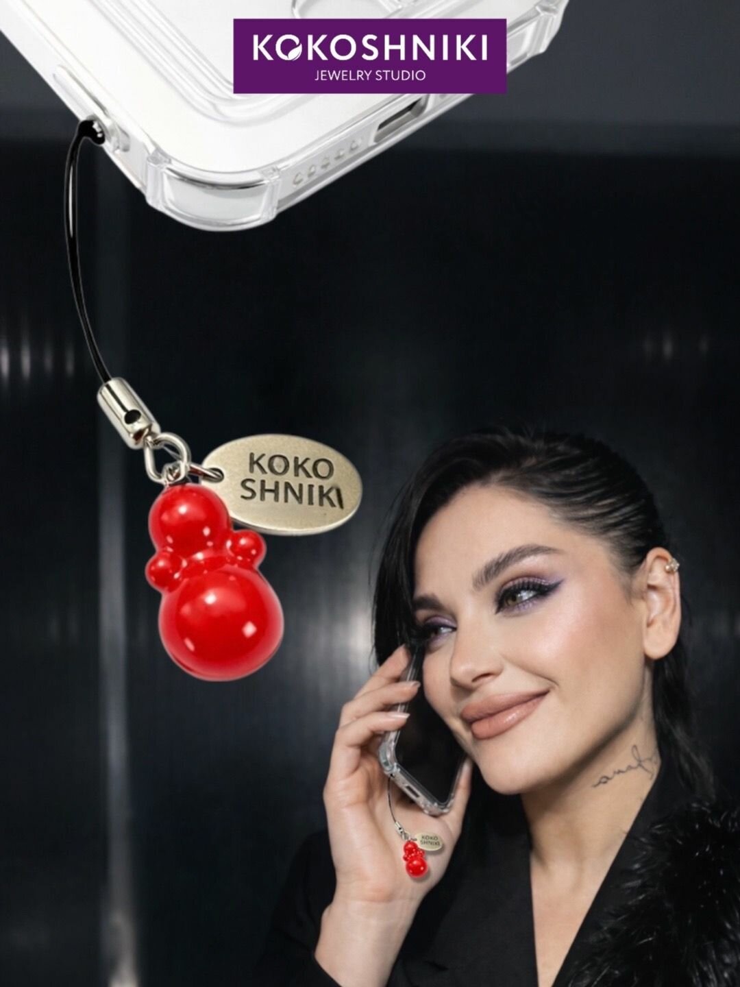 Брелок для мобильного телефона Неваляшка