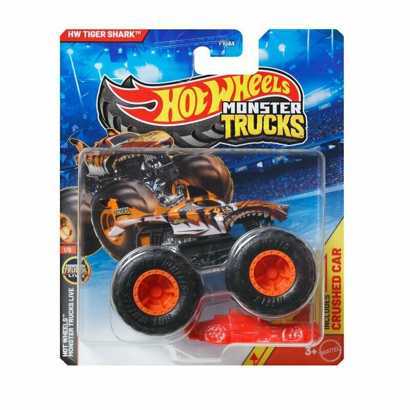 Hot Wheels Monster Trucks Bigfoot, литая модель 1:64(FYJ44-Тигр)