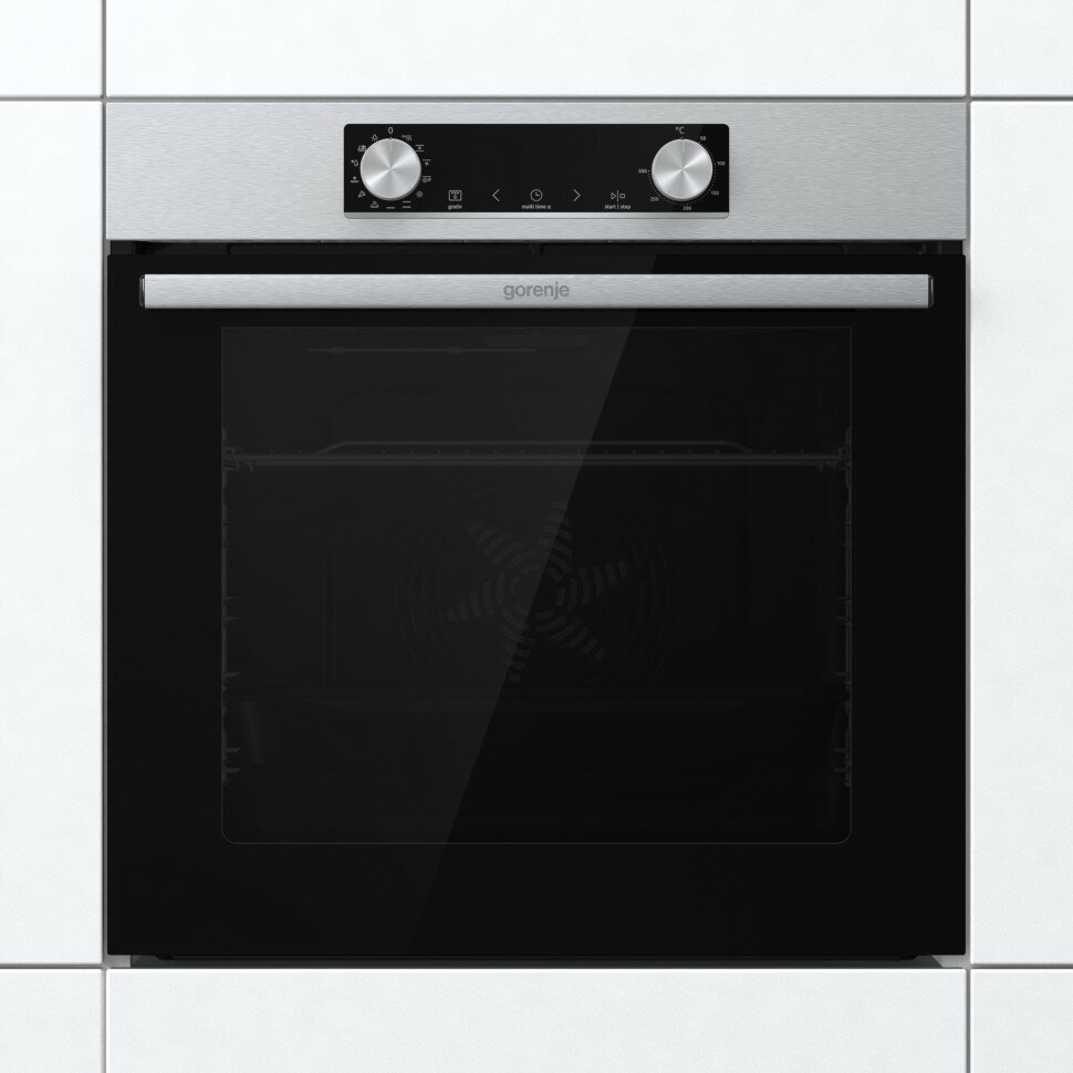 Духовой шкаф Gorenje BO6737E02NX, электрический, черный, 73 л
