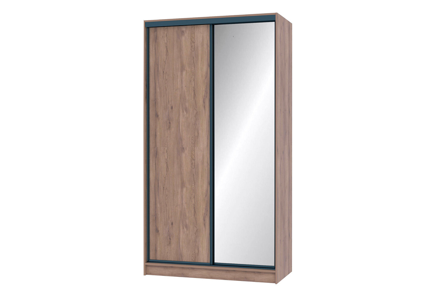 Шкаф-купе Hoff Home, 123,2х229,5х59,5 см, ЛДСП, с одним зеркалом, цвет дуб табачный Craft