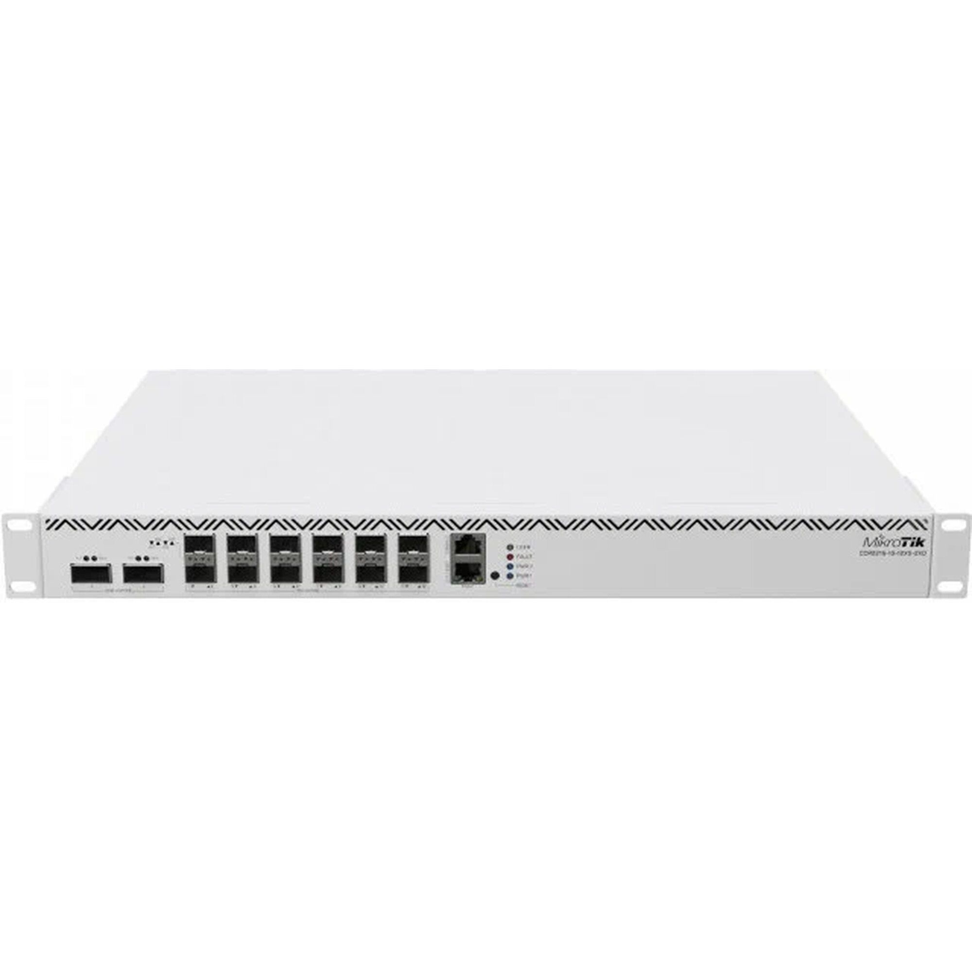 Роутер MikroTik CCR2216-1G-12XS-2XQ, серый, 1 WAN-порт, 1000Mbps, управление со смартфона
