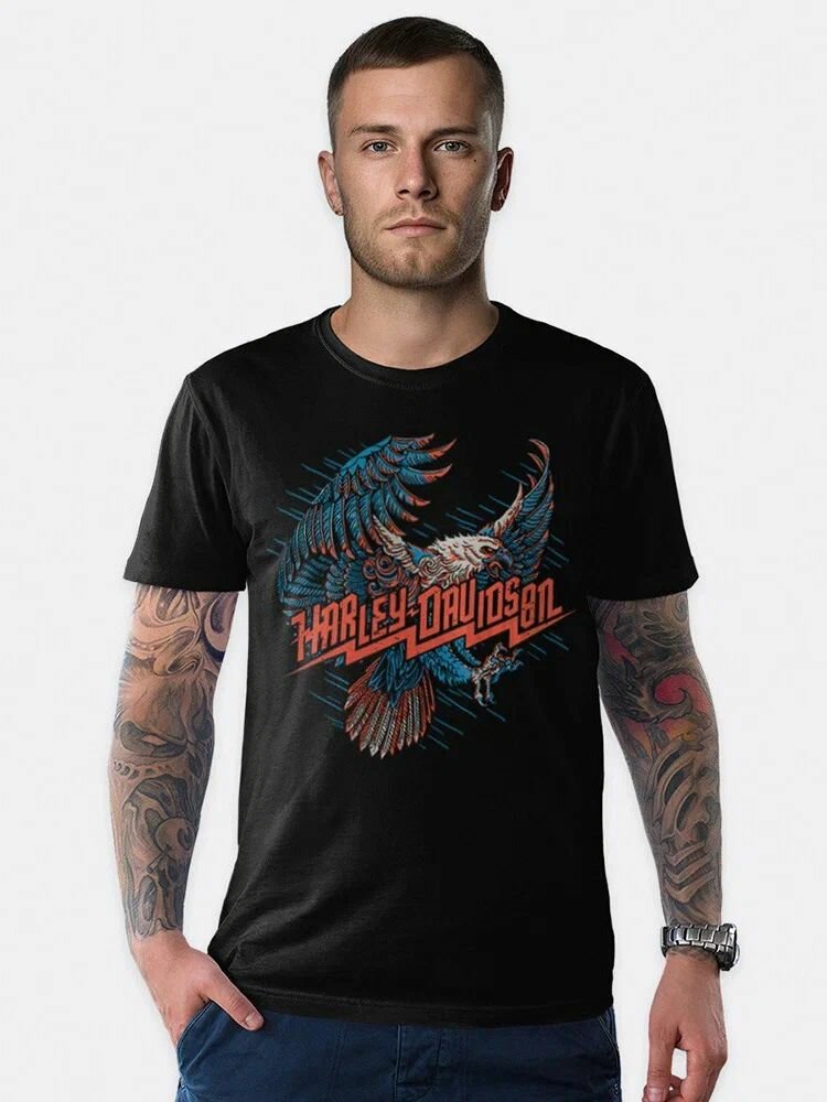Футболка Харлей Девидсон / Harley Davidson / Мужская