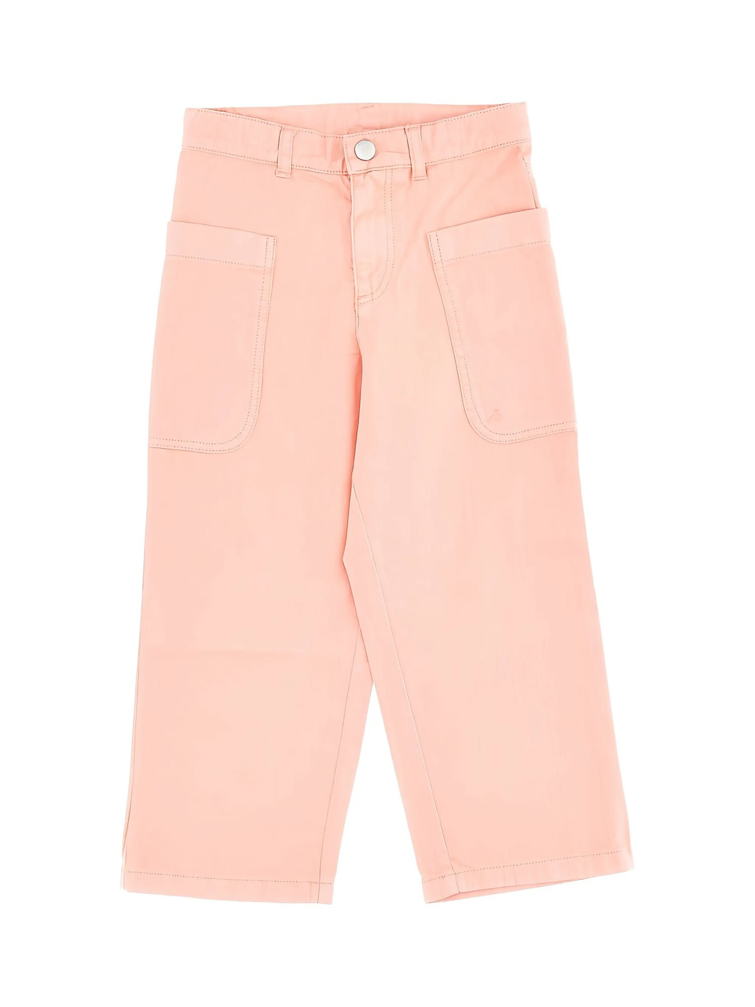 Брюки Bonpoint Patch-pocket trousers, размер 10 лет, розовый — фото 1