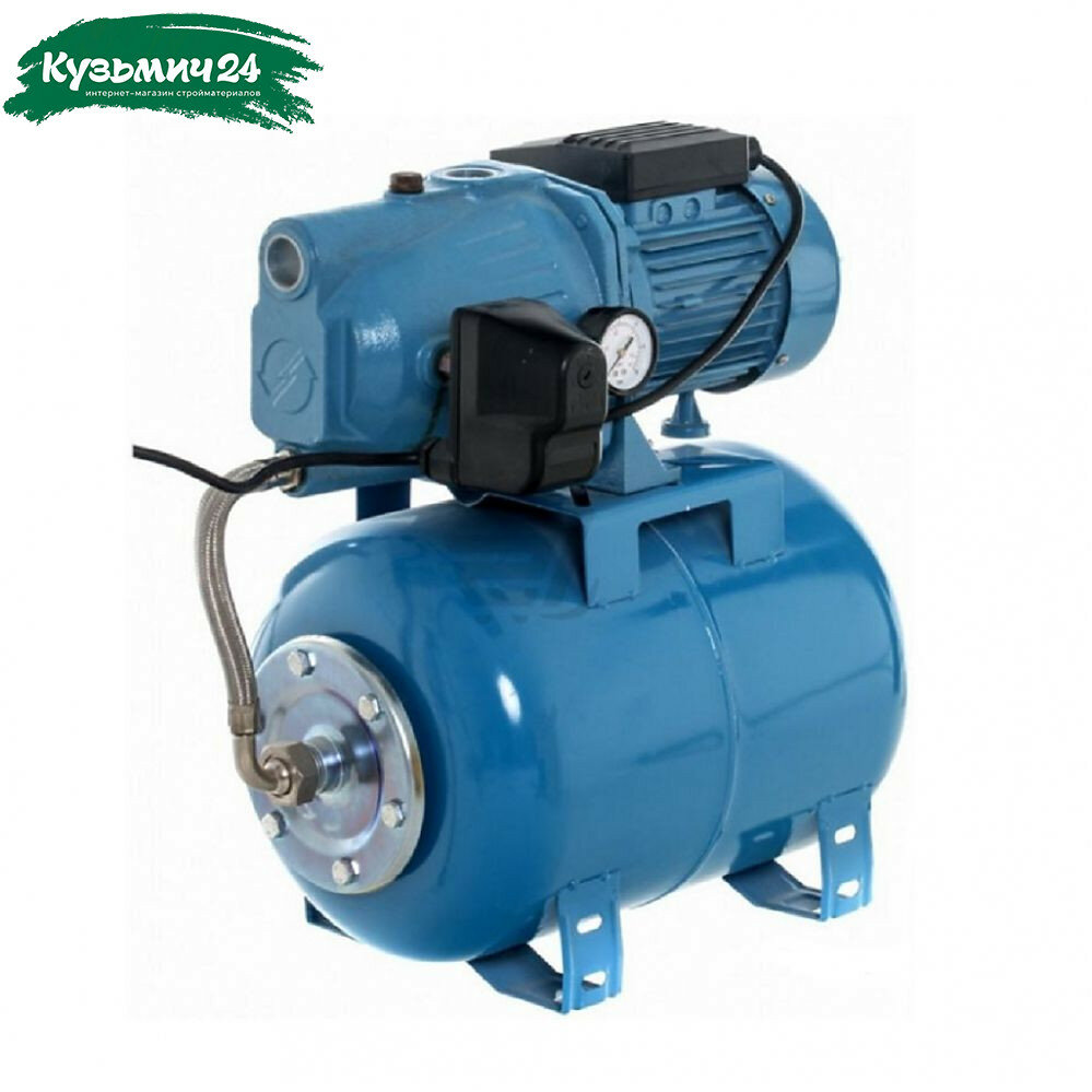 Станция насосная Aquatechnica Leader 150-50 1405235, с баком 50 л, 1500 Вт, чугун